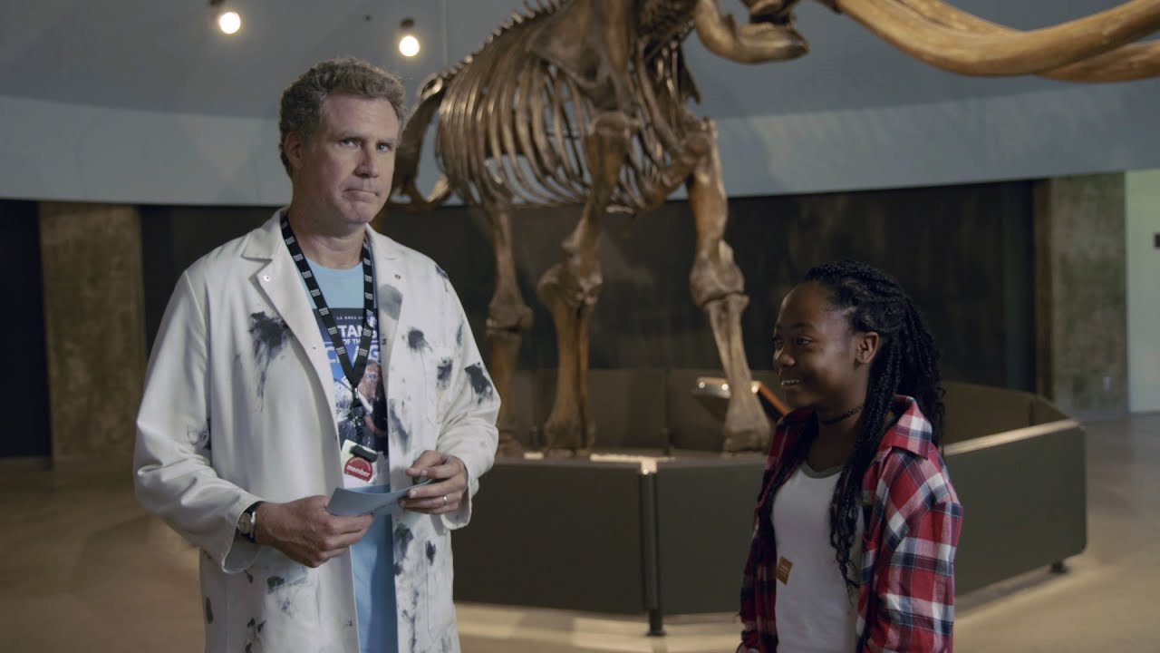 Dr. Will Ferrell gets stumped by Chloe #HowDoYouMuseum - YouTube