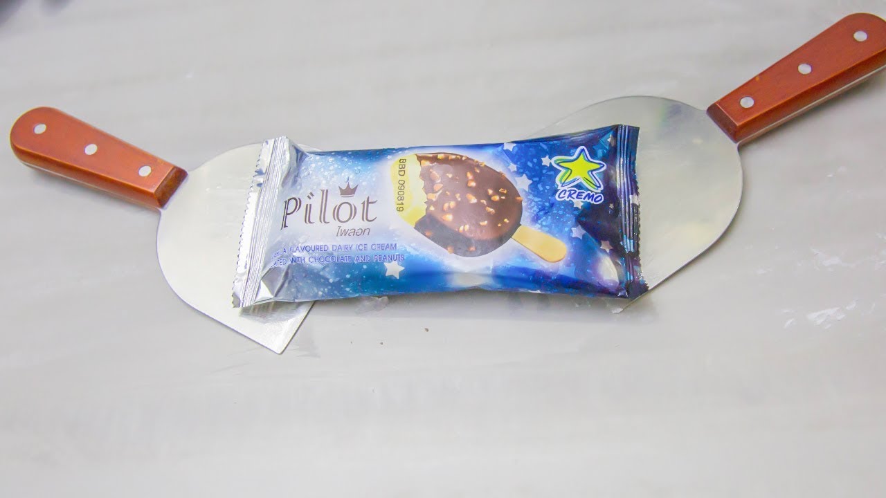 Pilot ice cream rolls - ice-cream stick slide rule - YouTube