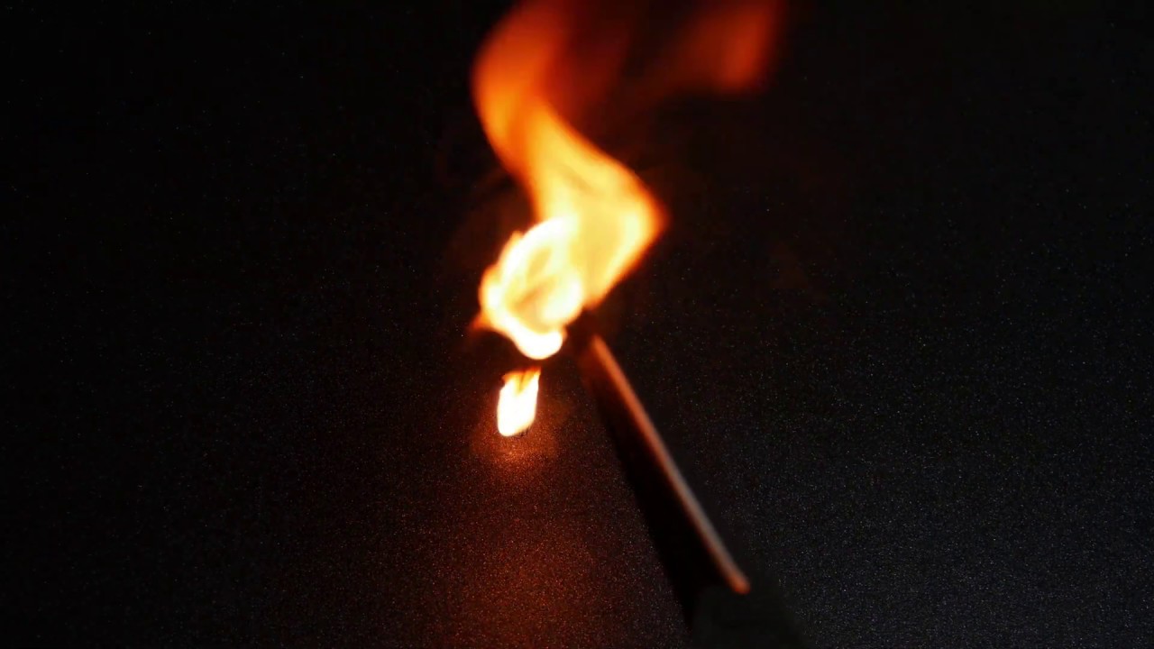 Burning High Impact Styrene - YouTube
