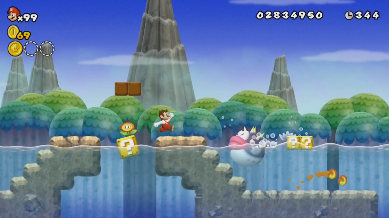 New Super Mario Bros. 3 | world 3 theme - water beach - YouTube