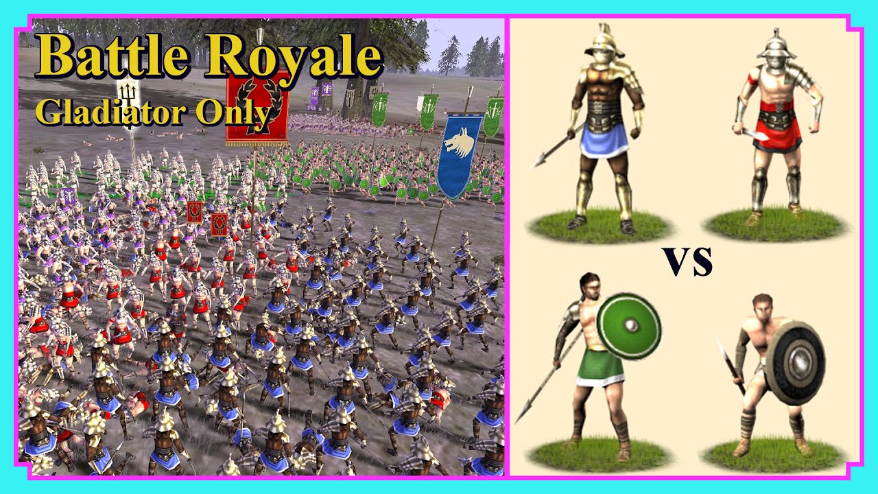 Rome Total War Gladiators Fighting Roman Units – Rome: Total War