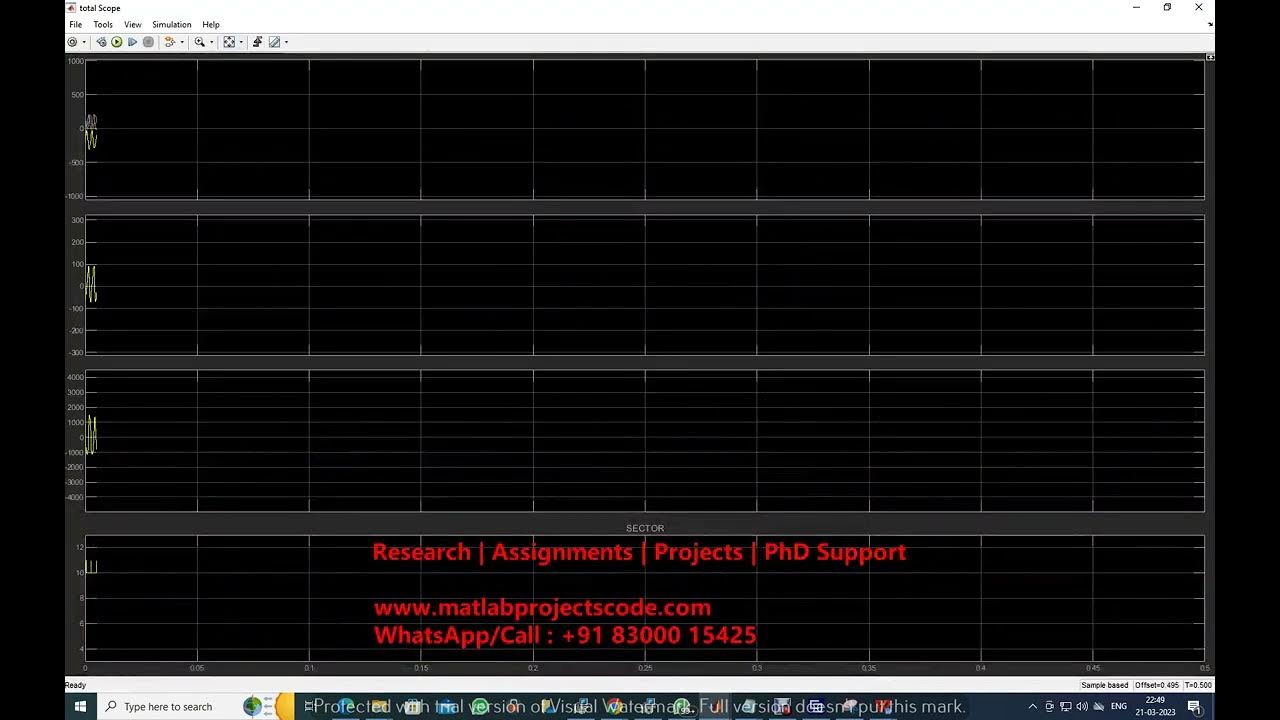 Sensorless BLDC with DTC Direct Torque Control Simulink MATLAB simulation | Brushless motor ...