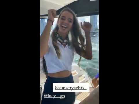 Malu Trevejo stories tarde de yate con amigas