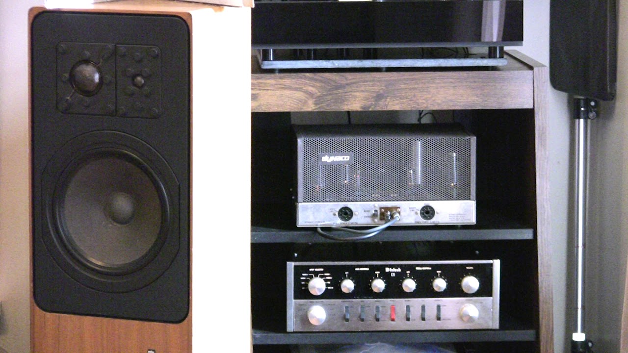 Braun l1030 4 ohm loudspeakers-McIntosh C11 Preamplifier-Dynaco St 70 ...
