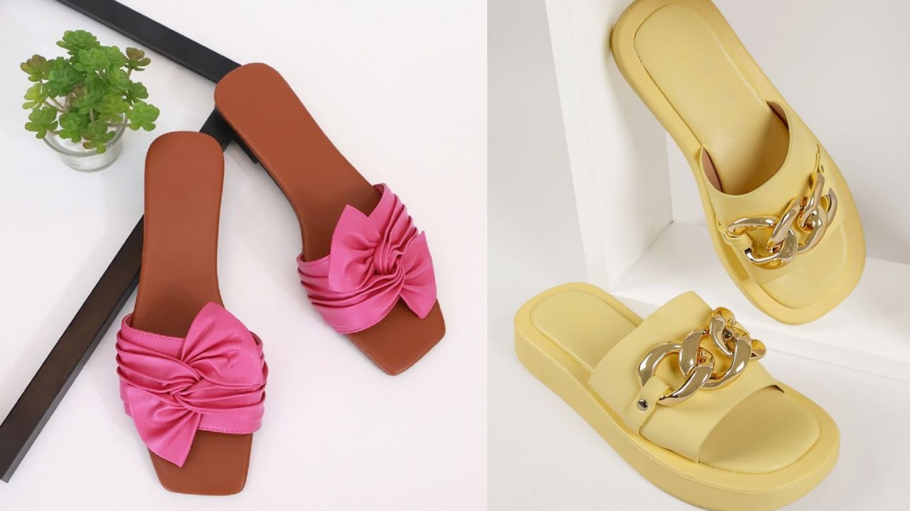 NEW AND TRENDY HEEL SANDALS SLIPPERS WEDDING SHOES CHAPPAL DESIGN FOR ...