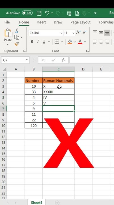 How to Convert Number to Number Numerals in Excel #exceltutorialforbeginners #exceltips - YouTube