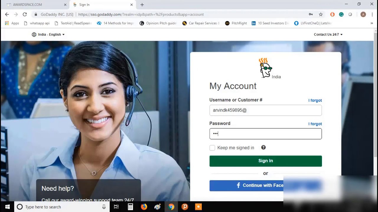 How To Host your Website in AWARDSPACE | free hosting | Godaddy | 2019 ...