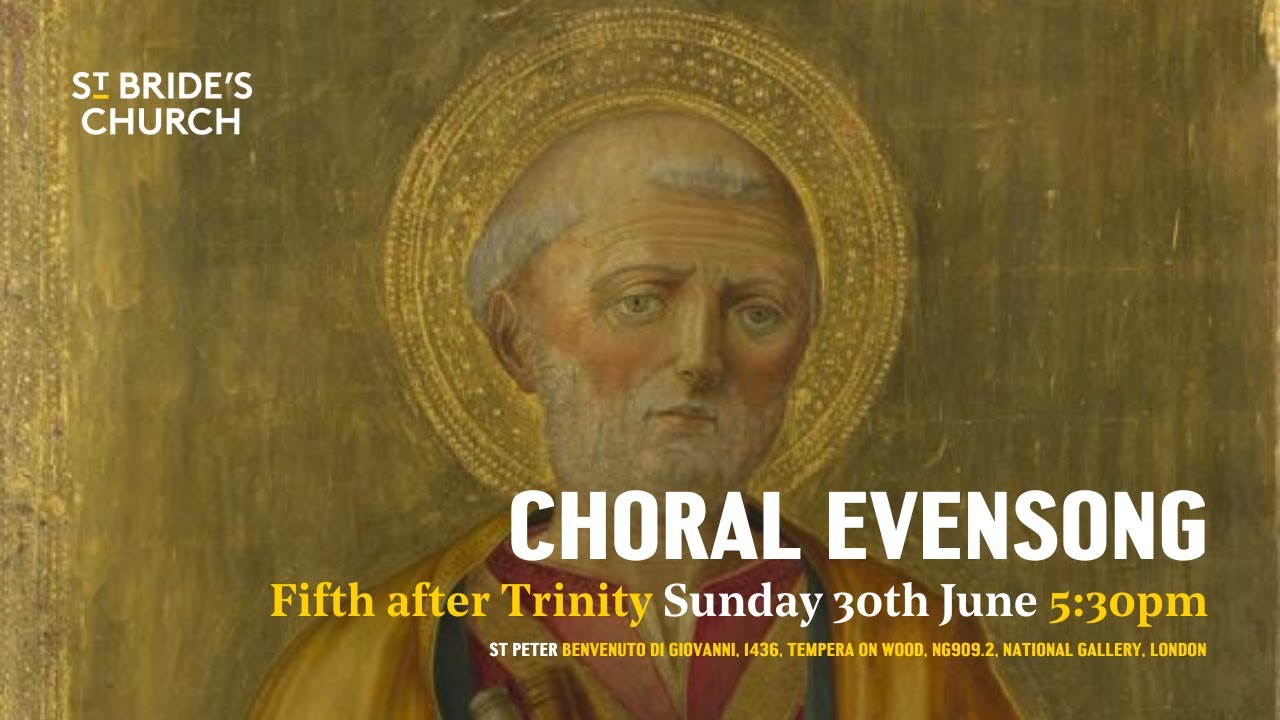 Choral Evensong – Fifth Sunday after Trinity - YouTube