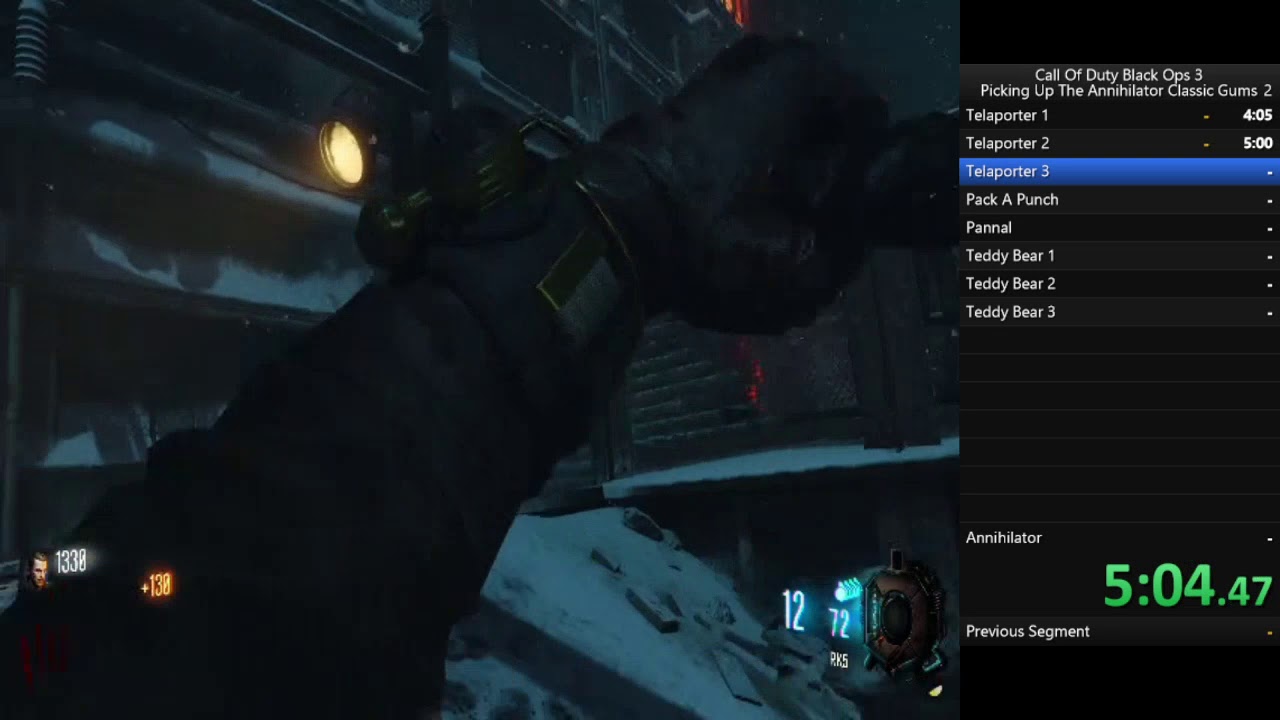 (Former World Record) Cod Bo3 Zombies The Giant Annihilator Speedrun ...