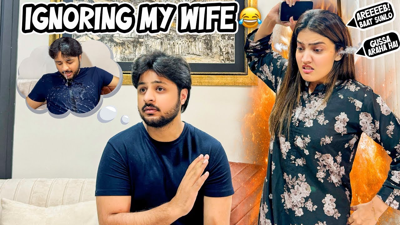 IGNORING MY WIFE FOR 24 HOURS GONE WRONG 🤯 | Play Station Ki Games Tor De 😂 | Sistrology Prank ...