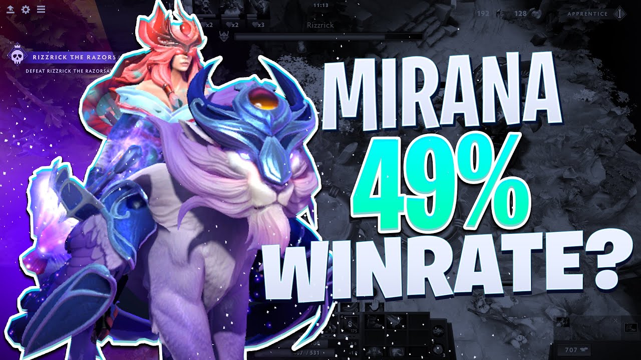 Why Mirana Has a 49.38% Winrate in Patch 7.35C - YouTube