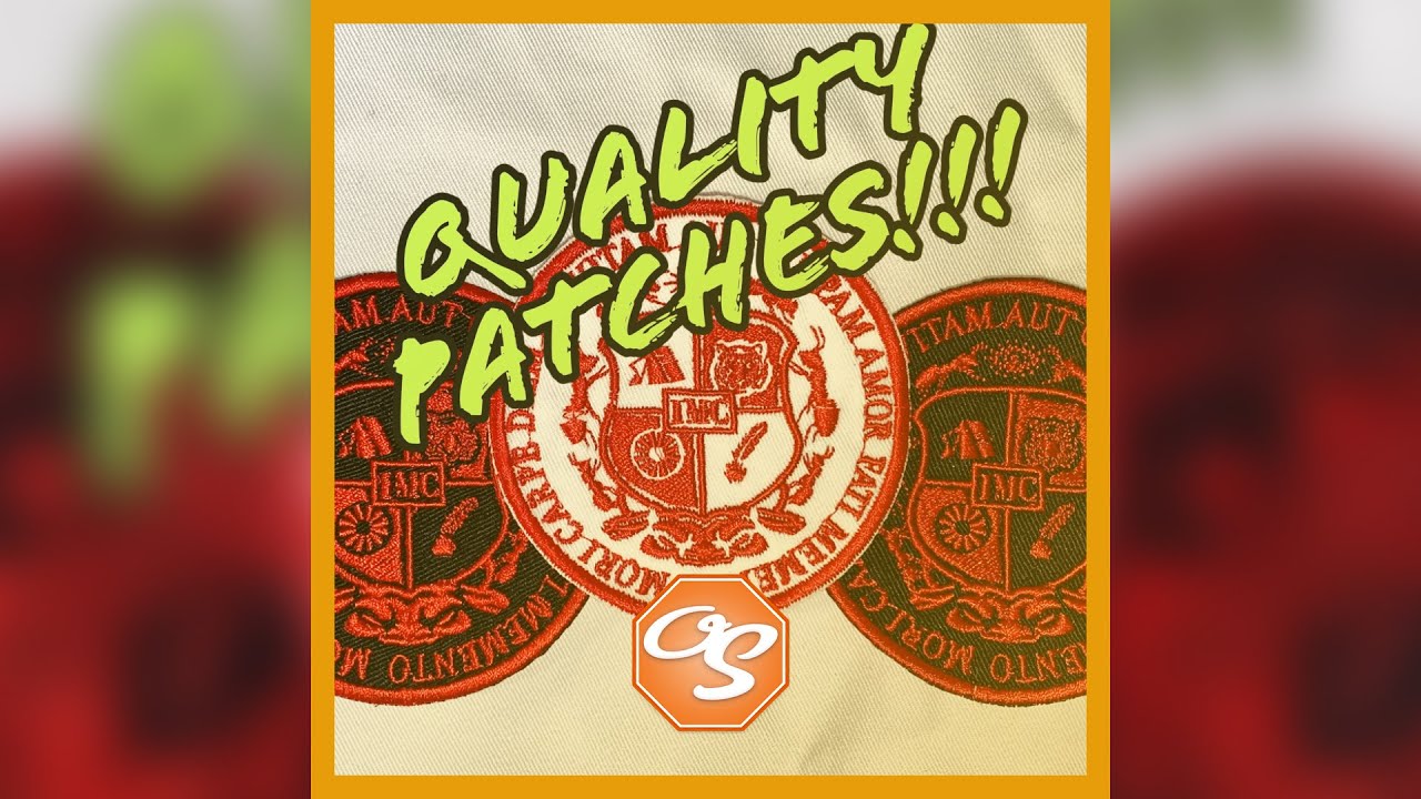 How To: Make Embroidery Patches Using Twill - YouTube