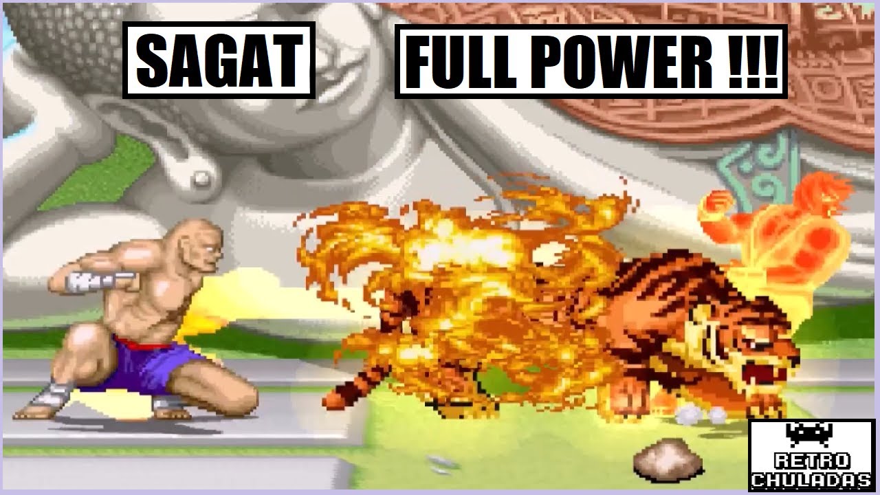 🐯 Sagat Full Power !!! Super Sagat !!! Ultimate Sagat !!! Nuevos Movimientos de Sagat !!! 💪 ...