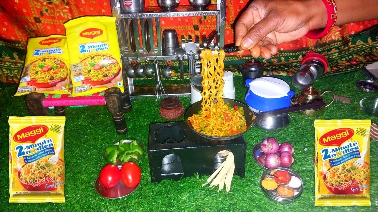 Miniature Maggi Masala | Maggi Recipe | Veg Maggi Masala Recipe | Our ...