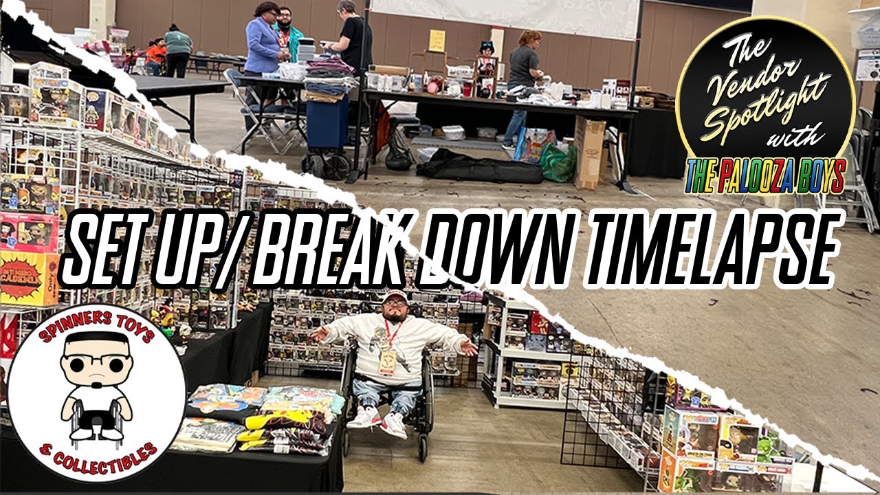 COWTOWN COMIC CON SET UP AND BREAK DOWN TIMELAPSE - YouTube
