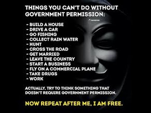 Things we can't do without government permission - YouTube