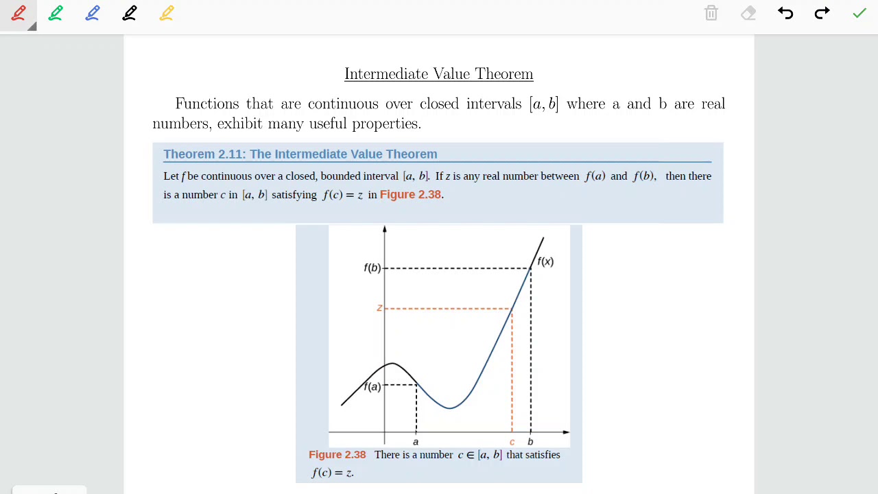 Intermediate Value Theorem - YouTube