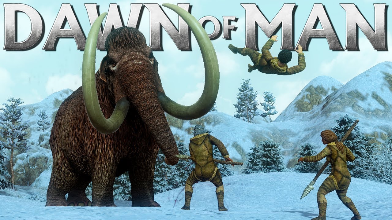 Humans Vs Giant Woolly Mammoth Beasts - Bear Attacks Village! - Dawn of ...