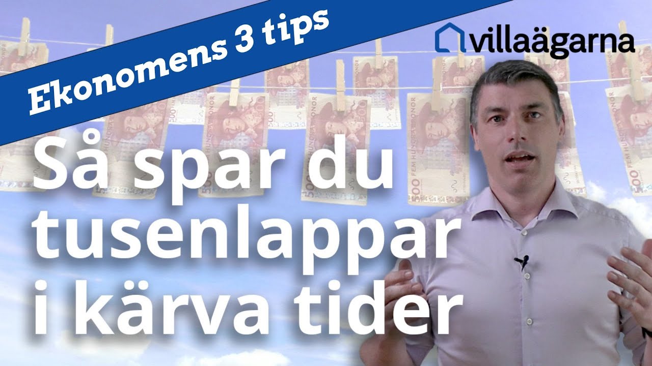 Spara pengar snabbt genom att välja rätt saker - YouTube