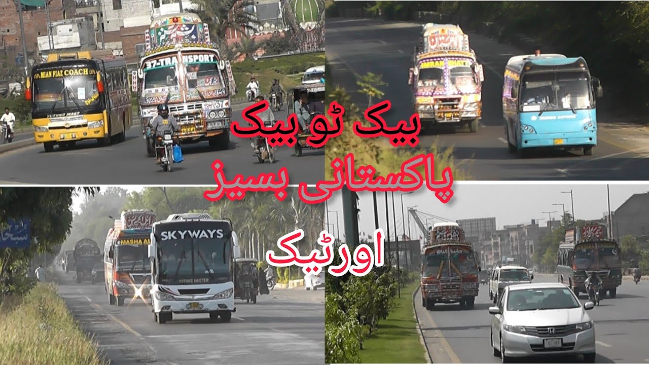 Hino & Isuzu buses Overtake back to back - YouTube