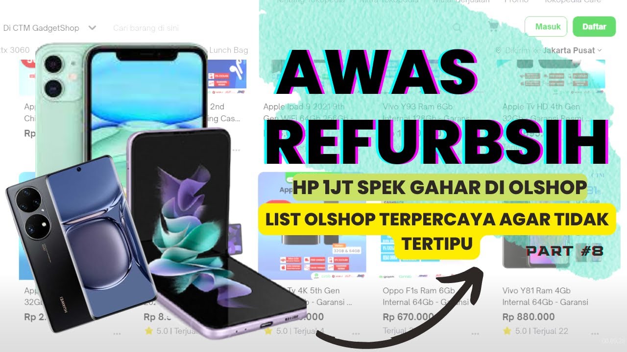 MURAH PARAH !! 5 Rekomendasi Olshop Murah Terpercaya di TOKOPEDIA - YouTube