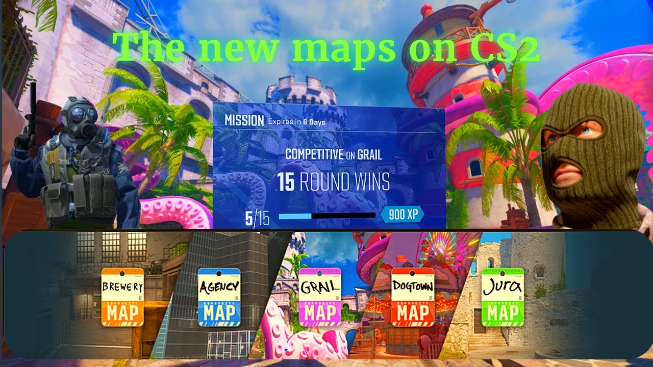 Testing the new community maps from Counter-Strike's new update! - YouTube