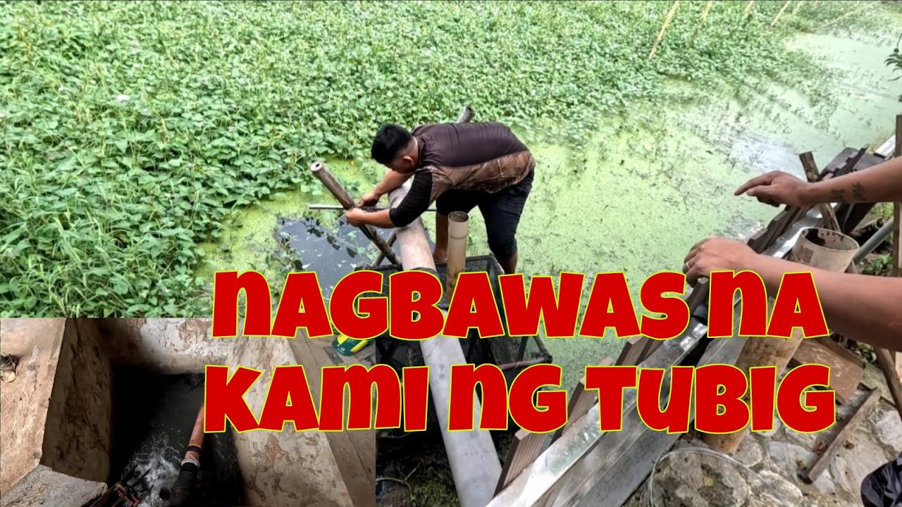 Ready na tayo sa patubig | Nagbawas muna kami para matapalan ang butas ...