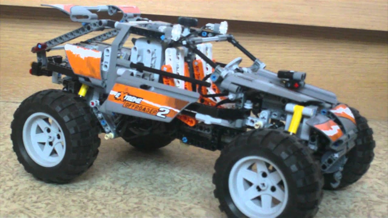 B model Lego 8297 4WD Jeep Extreme Off Roader - YouTube