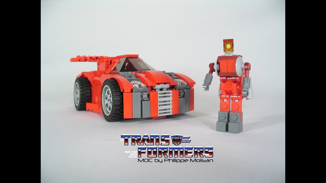 LEGO Transformer - Red Autobot - YouTube