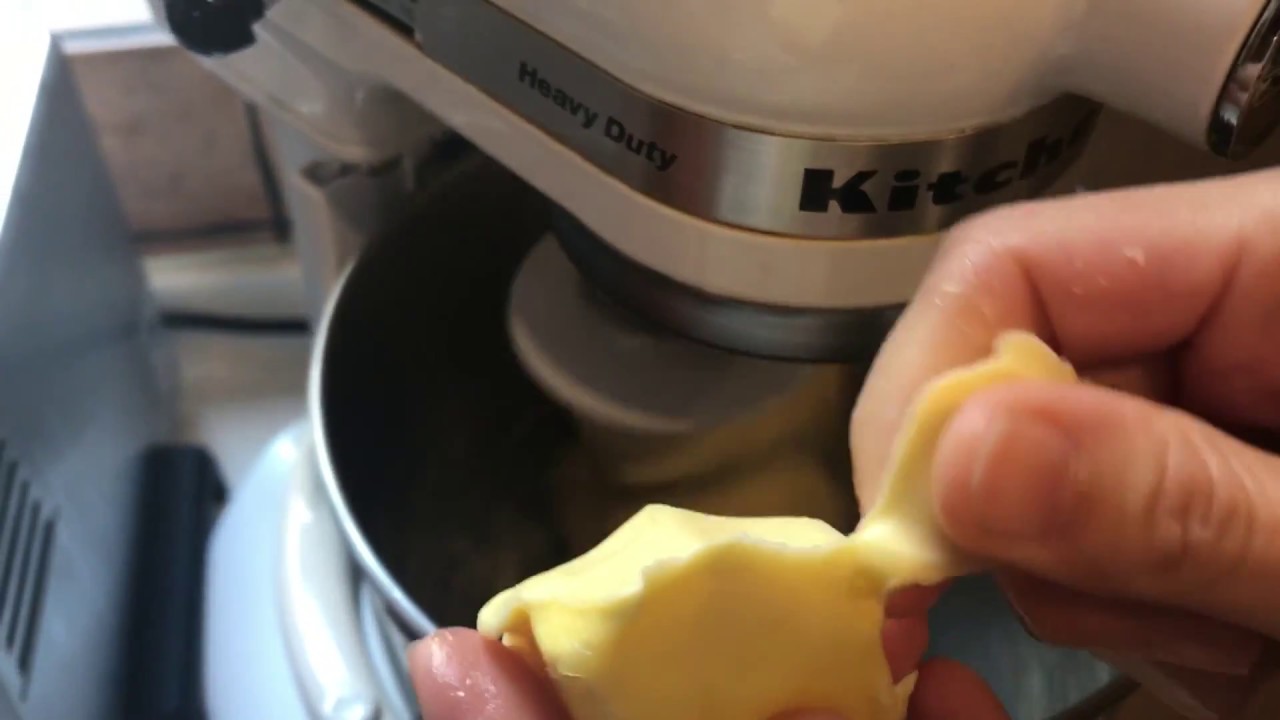 How to add butter into bread dough, with machine - YouTube