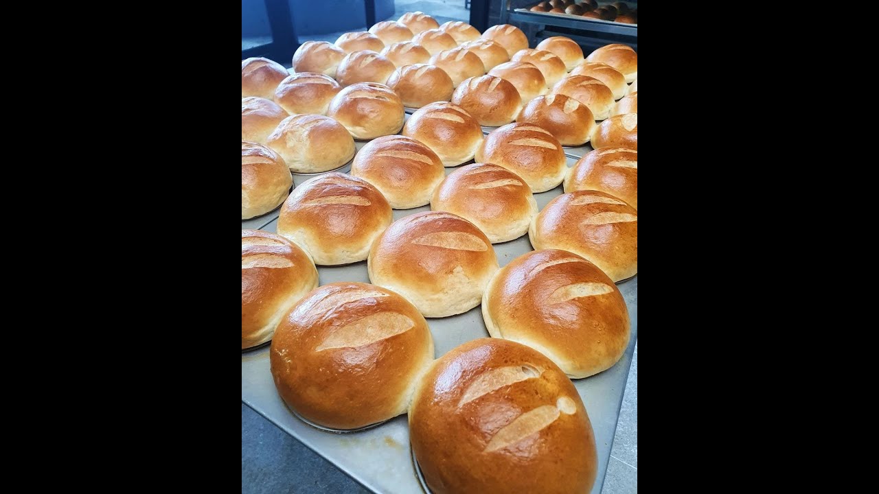 Making shiny burger buns - YouTube