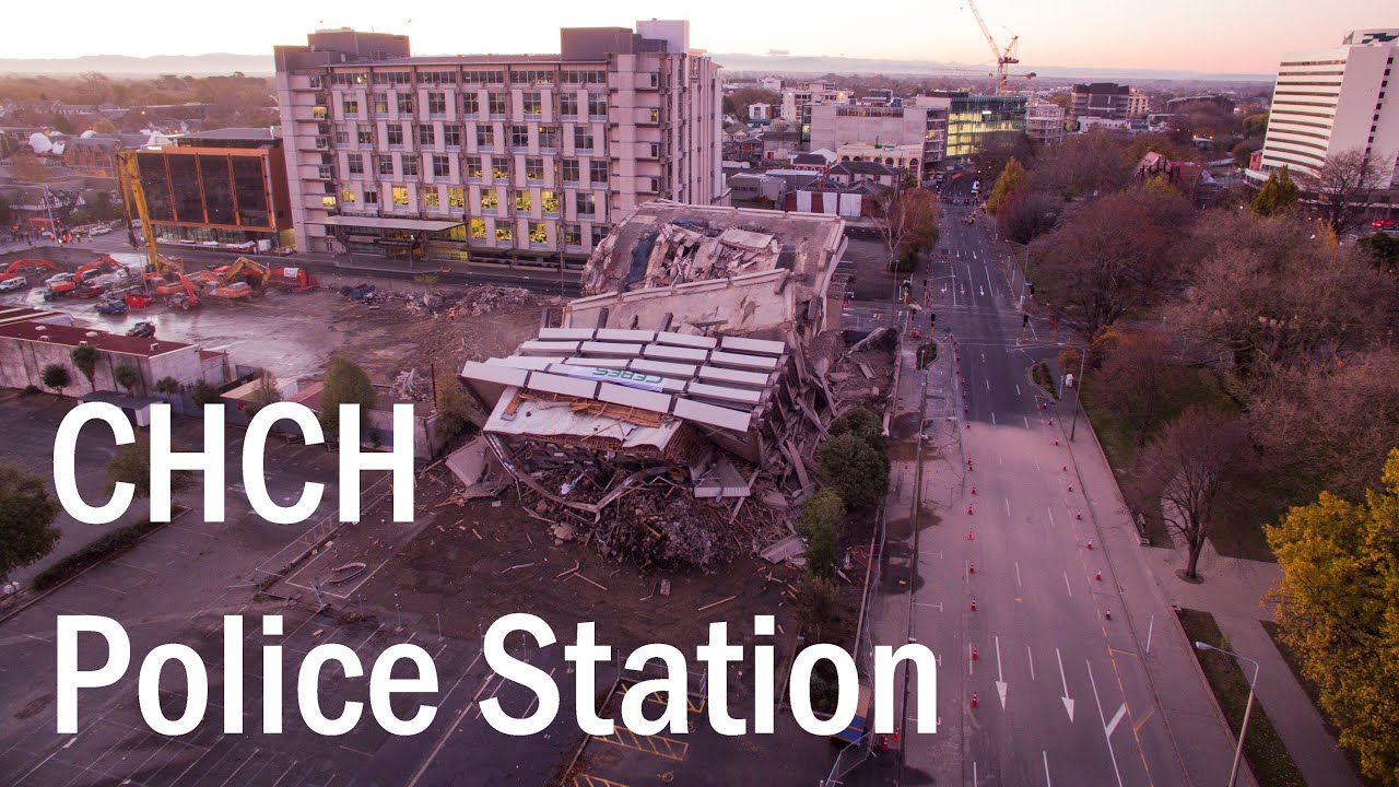 Christchurch Police Station Demolition - A Drone's Eye View | DJI ...