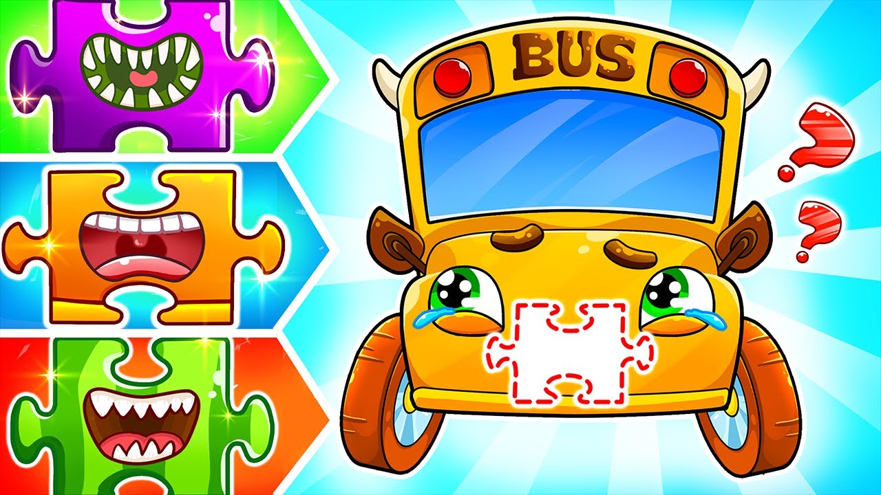 School Bus Lost Teeth 😱 | +MORE Wheels On The Bus | YUM YUM Kids Songs ...