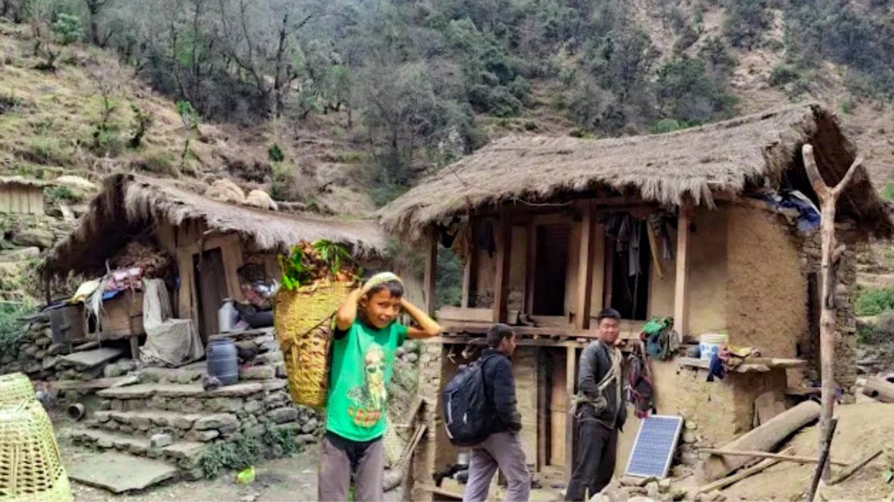 This is Himalayan Nepali Village Lifestyle | Hari Rokaya Village ...