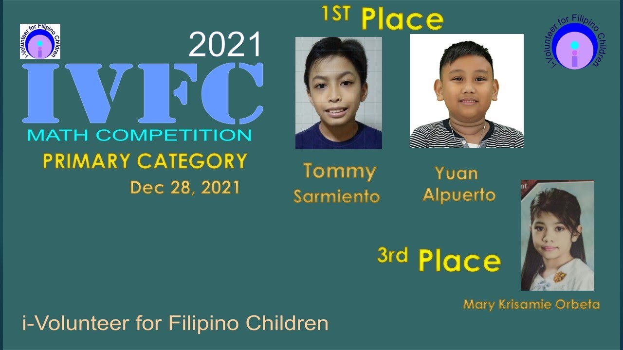 2021 Math quiz winners - YouTube