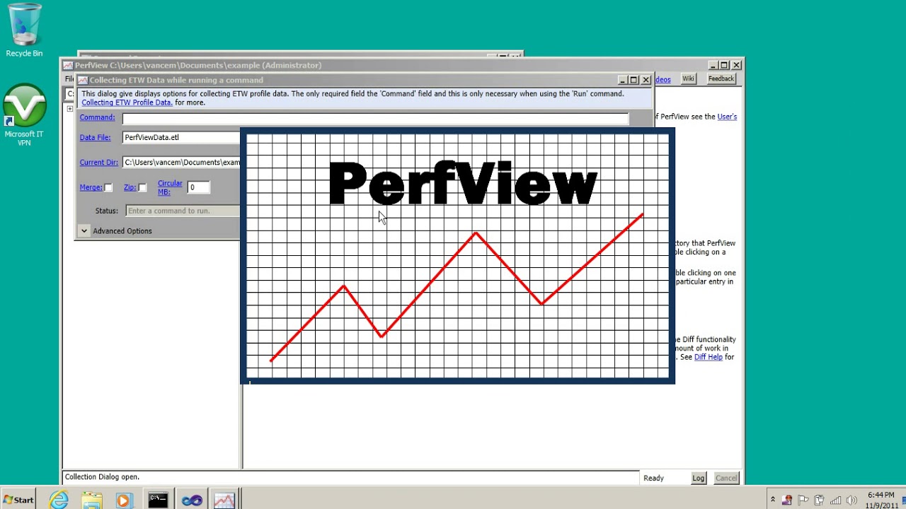 PerfView Tutorial 1 Collecting data with the Run command - YouTube