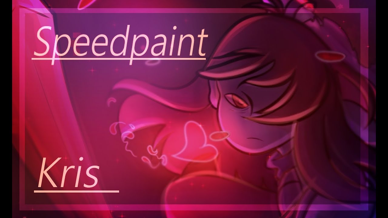 [Undertale ] Delta Rune : Kris Speed paint - YouTube