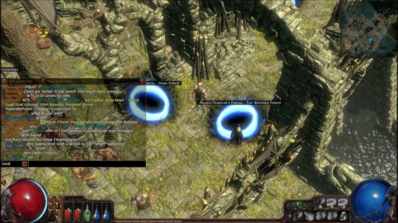Path of Exile Power Leveling Act 2 - YouTube