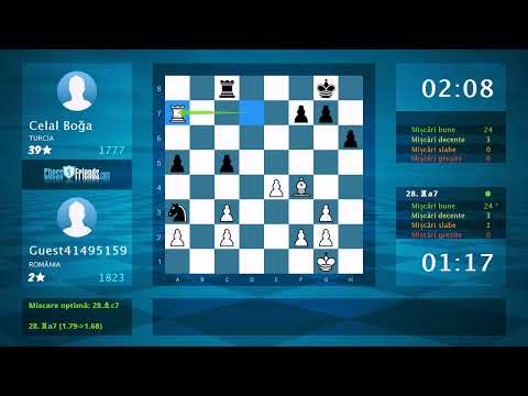 Chess Game Analysis: Guest41495159 - Celal Boğa : 1-0 (By ChessFriends.com)