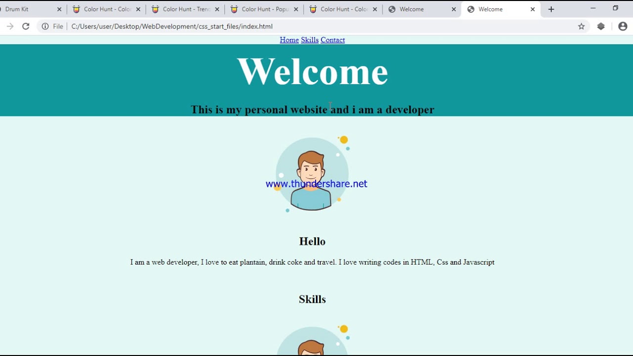 Building an awesome webpage using Css(series) - Part 2 - YouTube