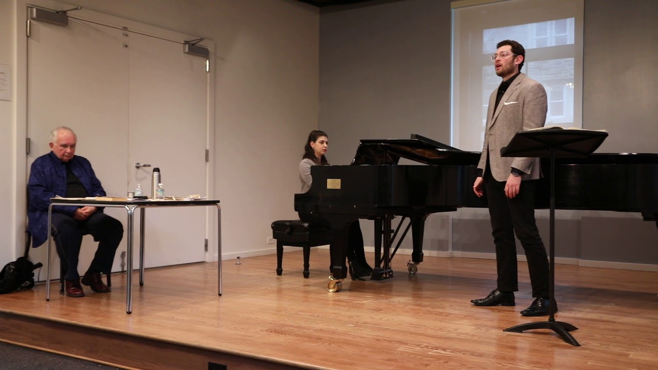 Thomas Grubb, Master Class with Daveed Buzaglo, tenor and Nara ...
