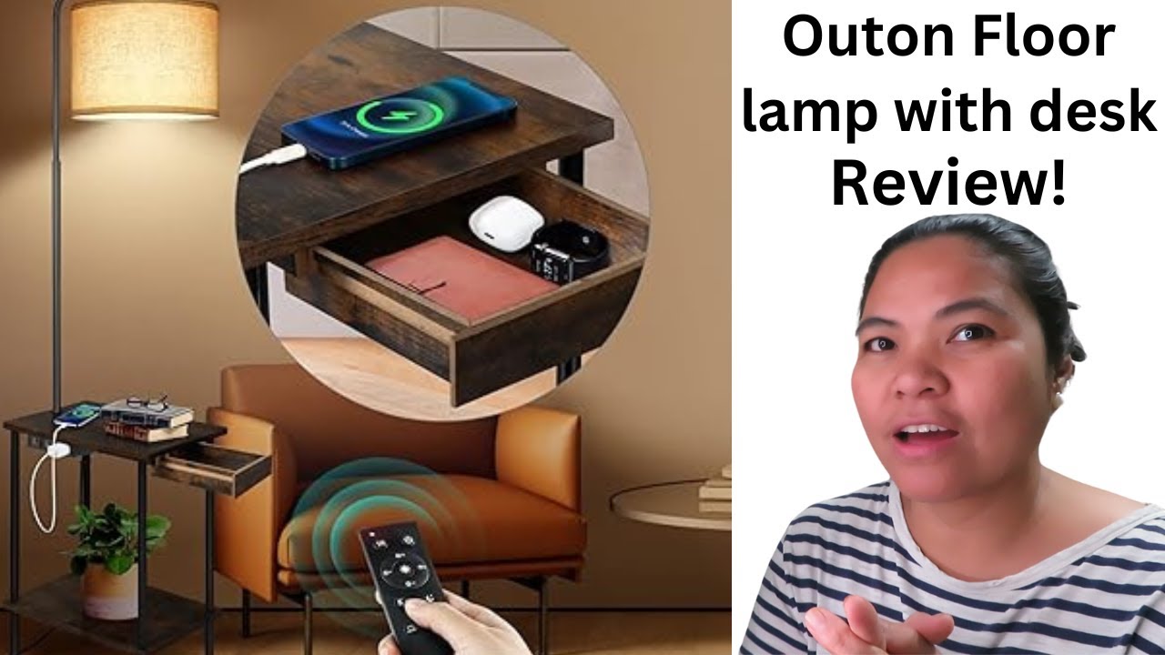 Outon table floor lamp ! My new favorite floor lamp - YouTube