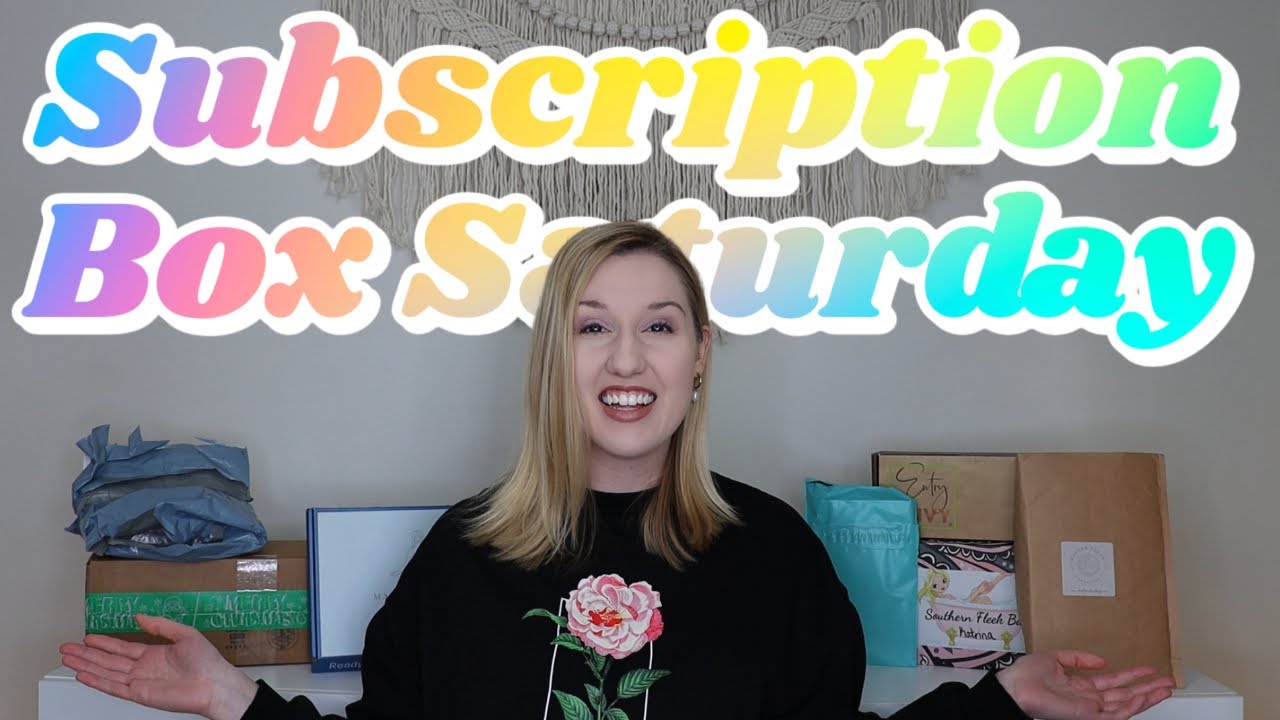LAST VIDEO OF THE YEAR! | Subscription Box Saturday | December 2023 ...