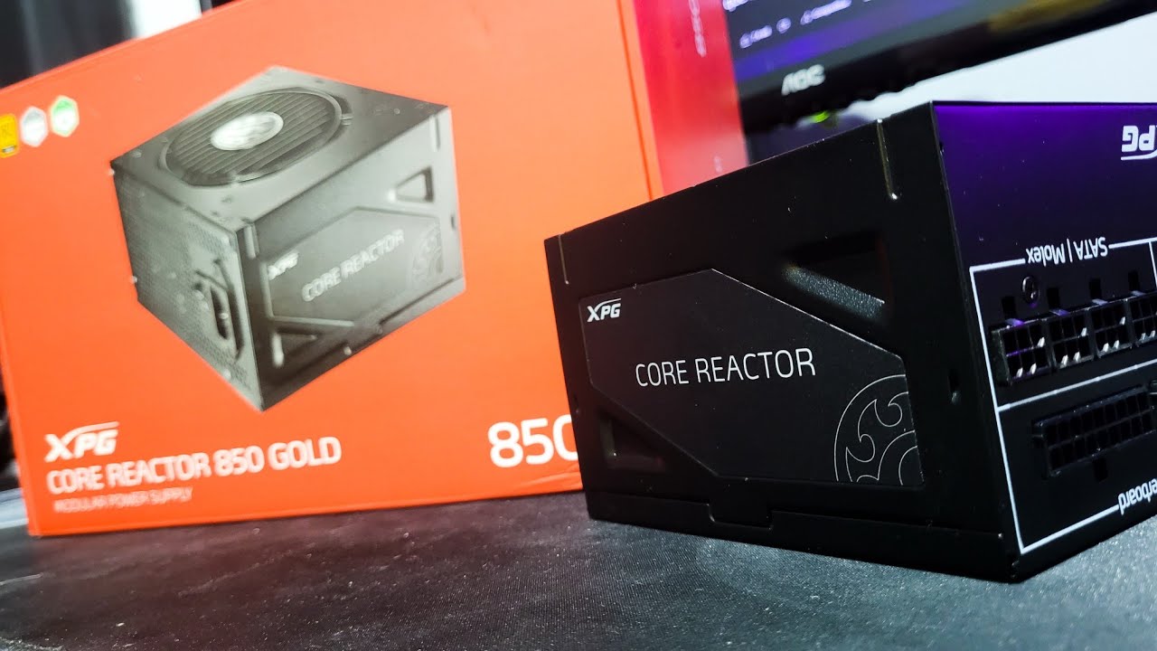 Fonte XPG Core Reactor 850w 80 Plus GOLD Modular - Unboxing - YouTube