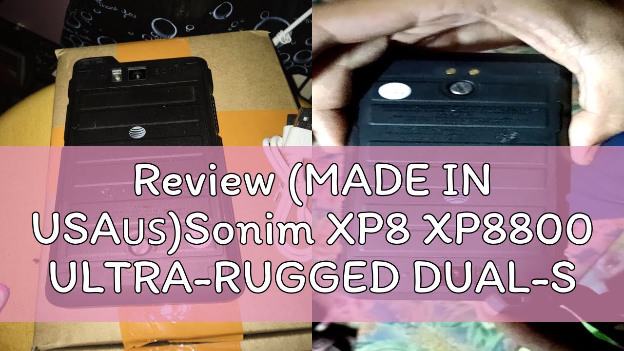 Review (MADE IN USA🇺🇸)Sonim XP8 XP8800 ULTRA-RUGGED DUAL-SIM PTT ...