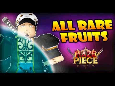 All Rare Fruits Showcase Haze Piece | Roblox - YouTube