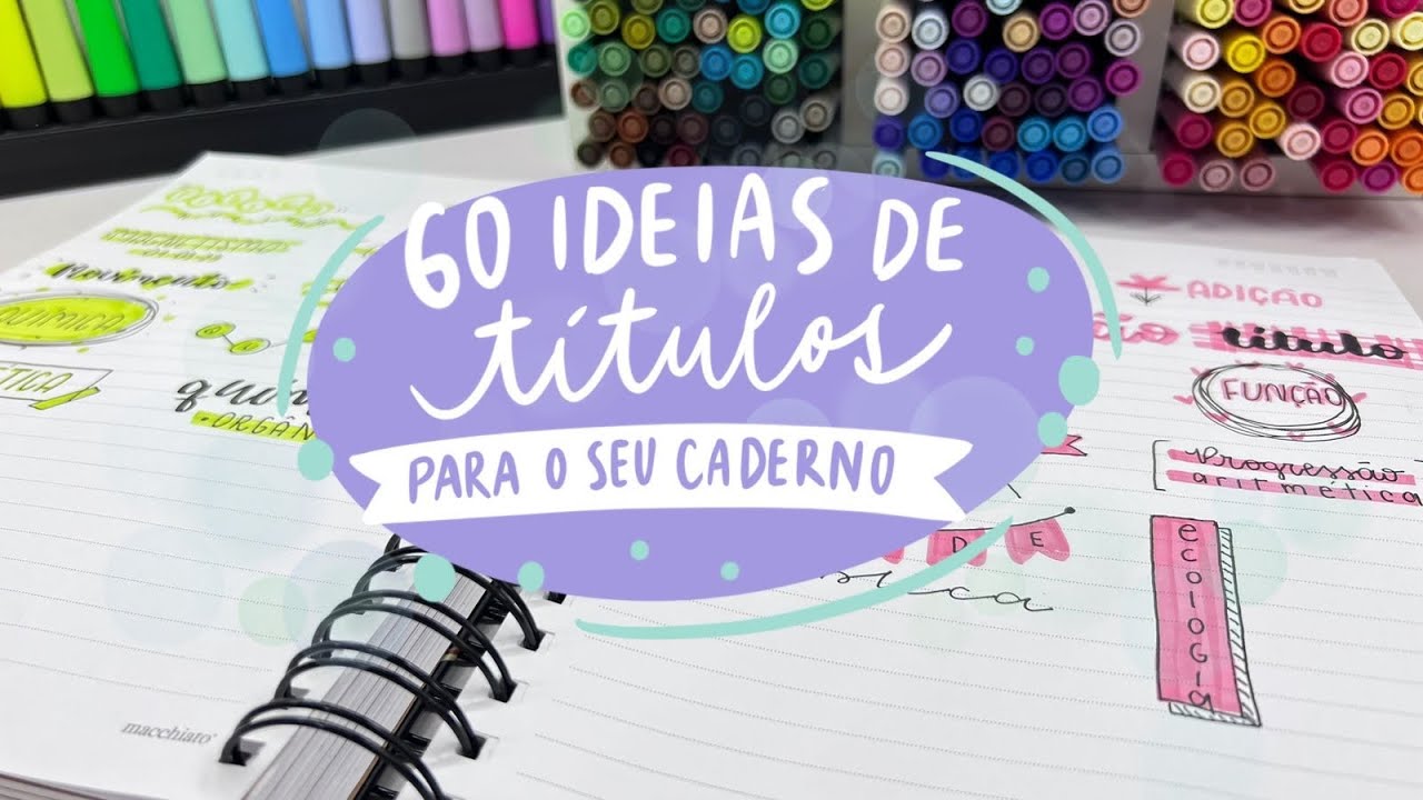 60 ideias de titulo para suas aulas - YouTube