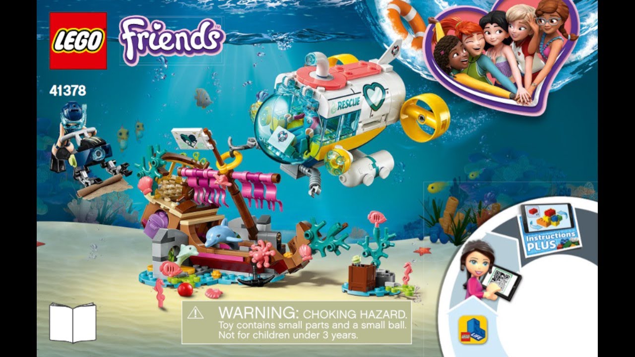 LEGO Instructions | Friends | 41378 | Dolphins Rescue Mission | Rescue ...