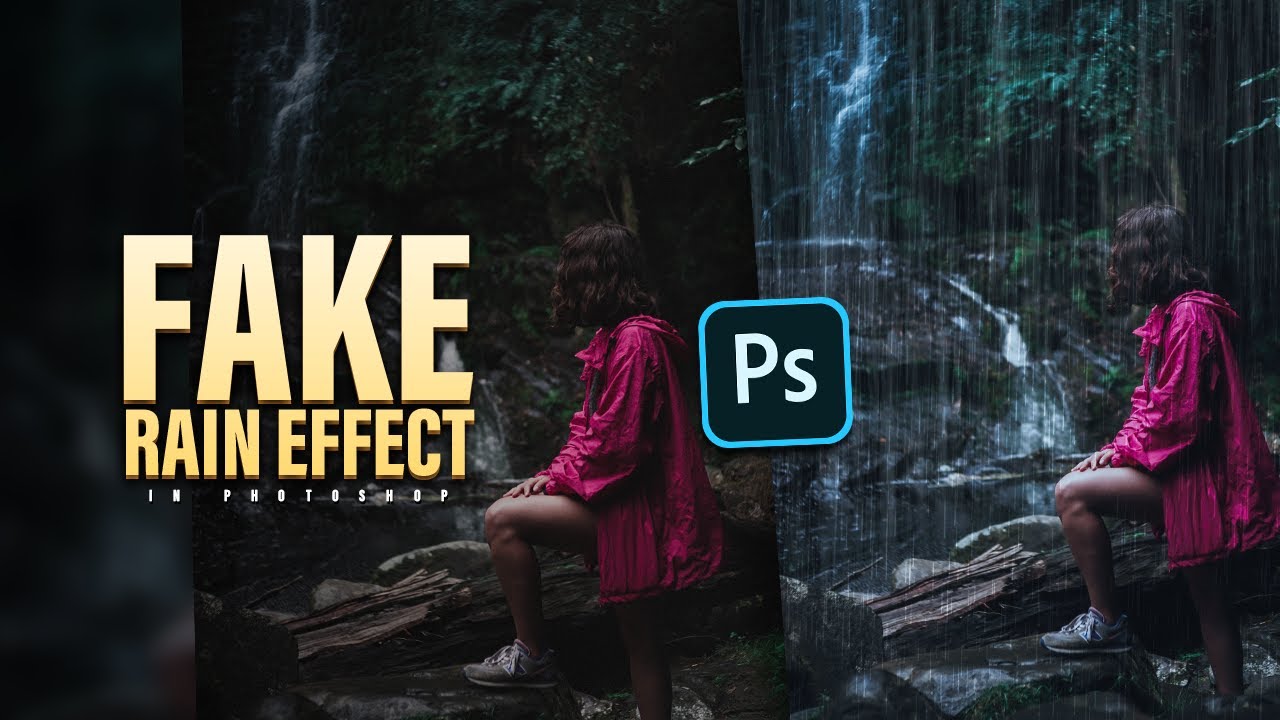 How To Add Fake Rain Effect In Your Photos | Fake Rain Effect ...
