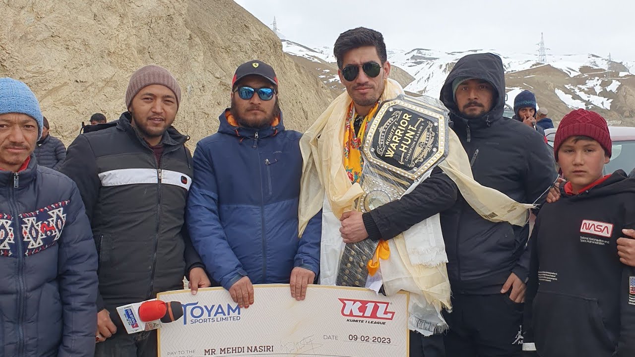 Grand Reception of MMA Fighter Mehdi Nasiri from Kargil #ladakh ...